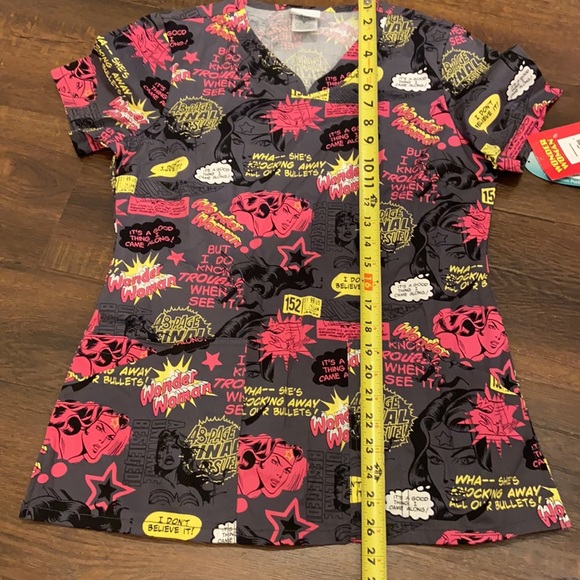 DC Comics | Tops | Wonderwoman Scrubs Uniform Professional Sz Small Dc ...